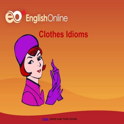 Clothes idioms | PPTX