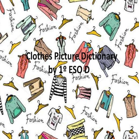 Clothes picture dictionary | PPT