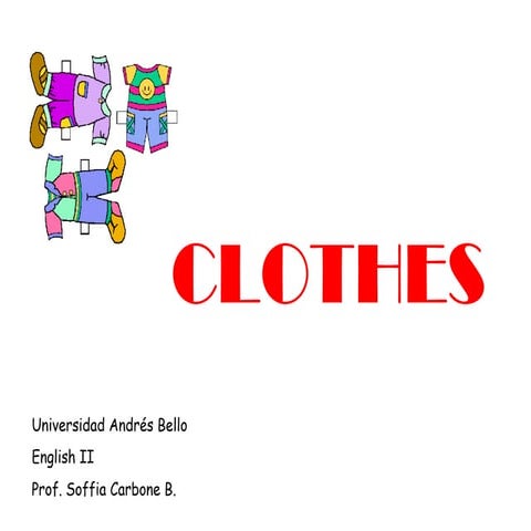 Clothes ppt | PPT