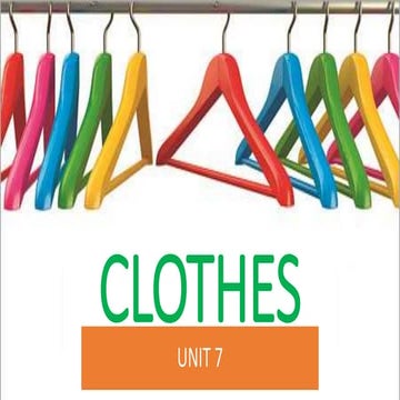 Clothes vocabulary para slideshare | PPT
