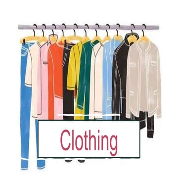 CLOTHING VOCABULARY FOR ELEMENTARY KIDS | PPTX