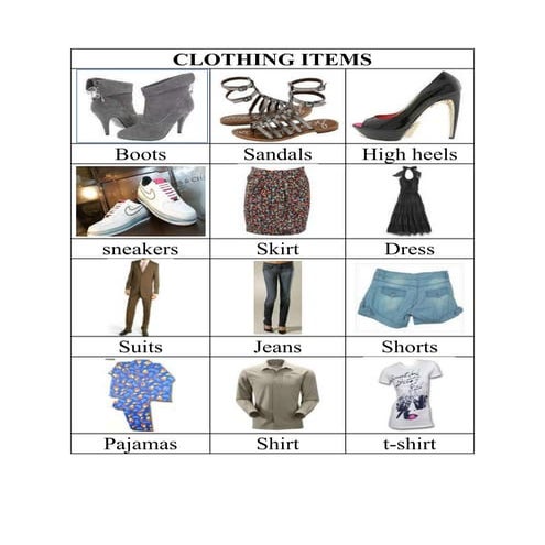 Clothing items | PDF