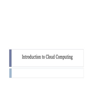 Cloud computing and Cloud Enabling Technologies | PPTX