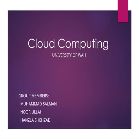 cloud.pptx WEC college WAH engineeirng college | PPTX