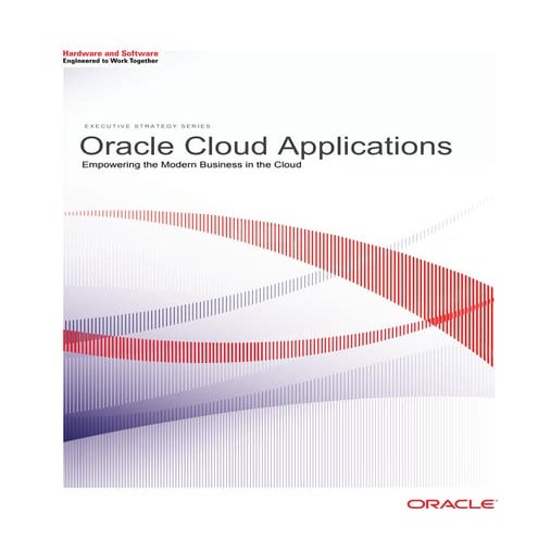 Oracle Cloud Applications Pdf