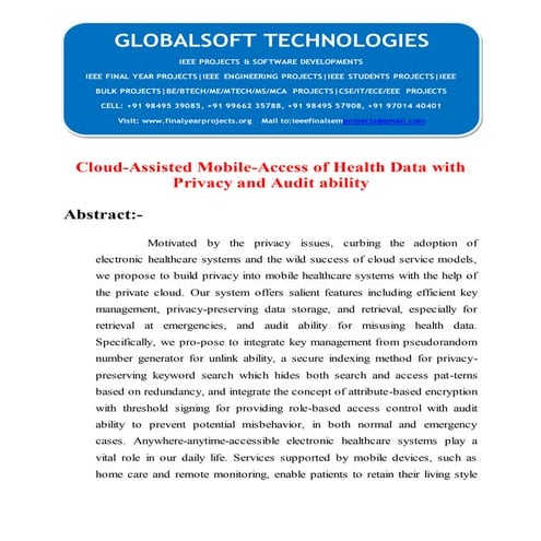 Scalable and secure sharing of personal health records in cloud compu…