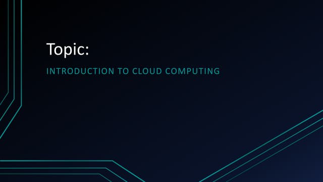 Introduction to Computer Science | PPTX