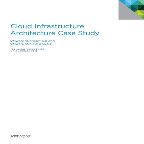 Cloud Infrastructure Architecture Case Study | PDF