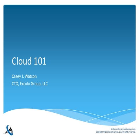 Cloud 101 (Old) | PPT