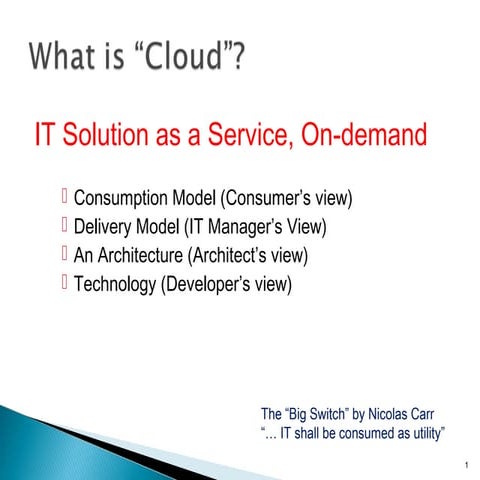 Cloud 101 | PPT