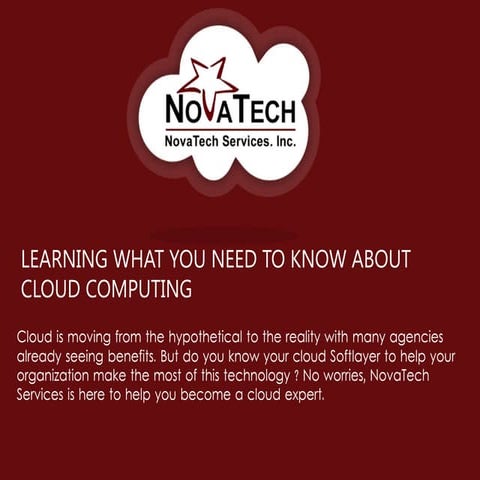 Cloud administrator-novatechservices.com-cloud systems administration-cloud configuration | PPTX
