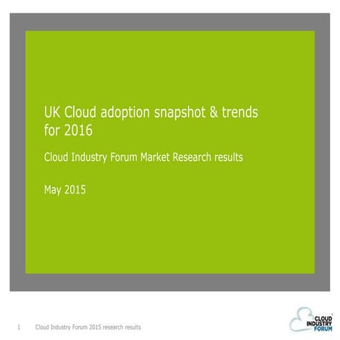 Cloud adoption & trends white paper | PPTX | Cloud Computing | Internet