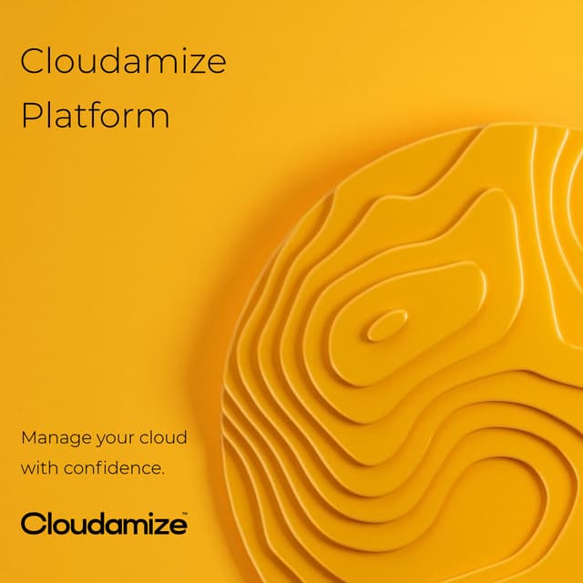 Cloudamize Overview | PDF