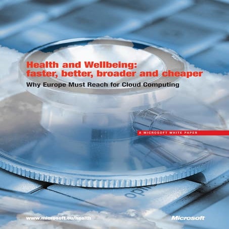 Cloud and health white paper | PDF