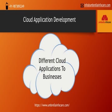 Cloud Application Development | PPTX