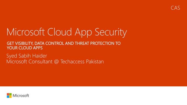 Cloud App Security Pptx