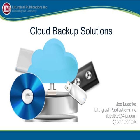 Cloud Backup Solutions for Your Church | PPT