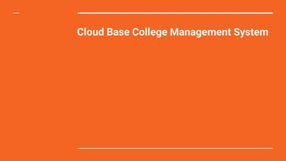 College-Management-System | PPT
