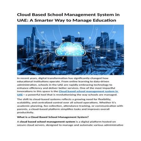 Cloud Based School Management System in UAE.docx