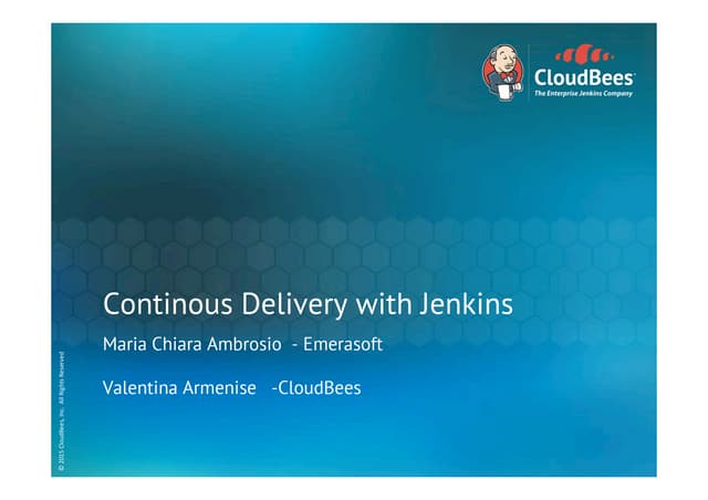 Webinar Continuous Delivery With Jenkins Pdf Cloud Computing