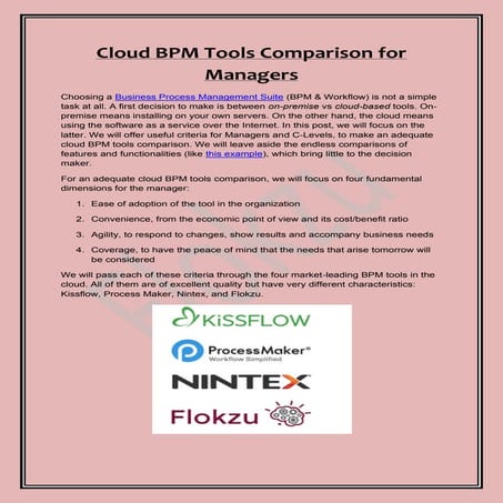 Oracle business process management | PPTX