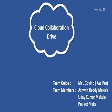 Cloud collaboration drive | PPT