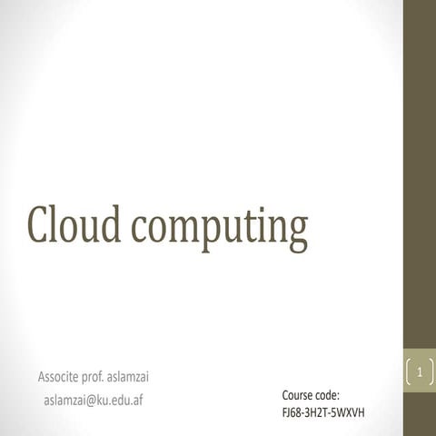 Cloud Computing 1 Pptx
