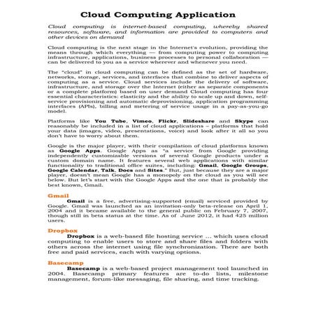 Cloud Computing Application Pdf 0675