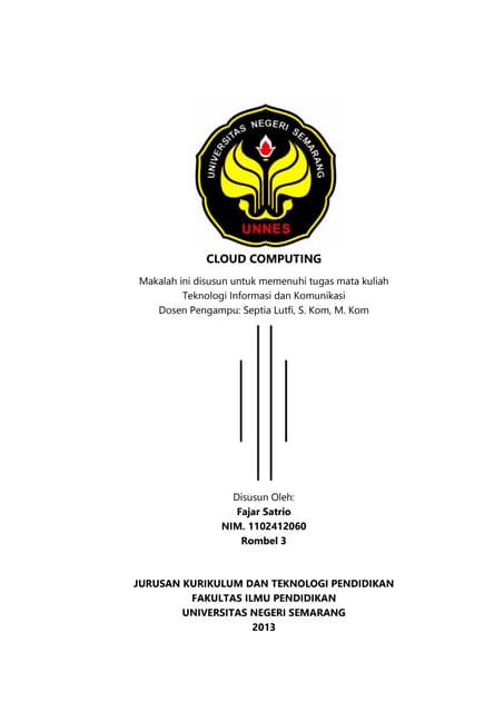 MAKALAH CLOUD COMPUTING | DOCX