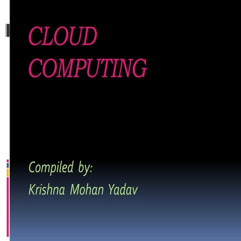 Cloud computing | PPT
