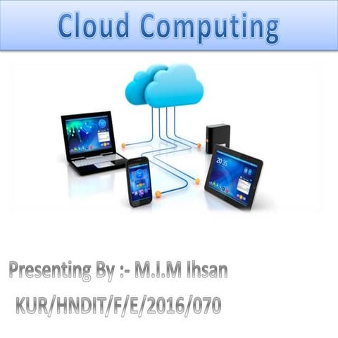 Cloud computing | PPTX