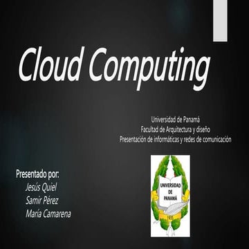 CUESTIONARIO INTRODUCCION A CLOUD COMPUTING | DOCX