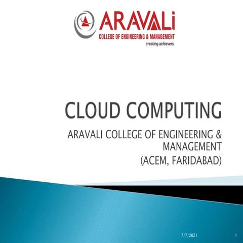 Computer Application for Managers - Cloud Computing | PPTX