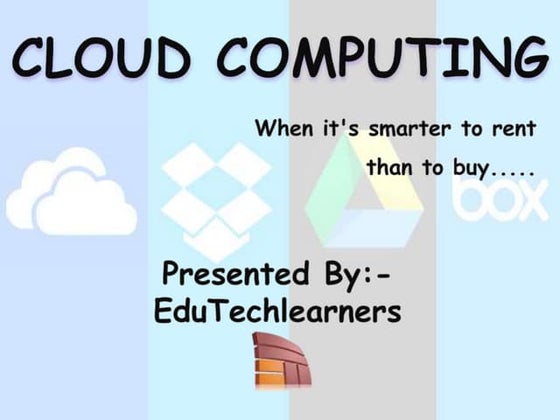 Cloud Computing for college presenation project. | PPTX | Cloud Computing | Internet