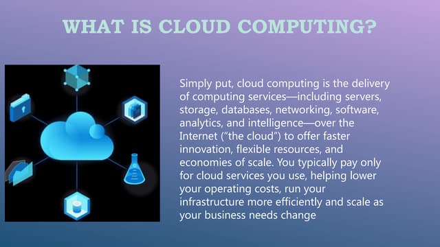 Cloud computing ppt | PPT