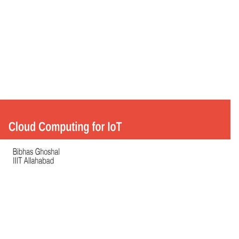 cloud computing in iot enhance the capacity of data storage | PDF
