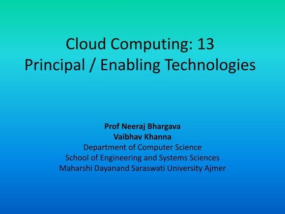 Cloud computing 2 business perspective of cloud computing | PPT