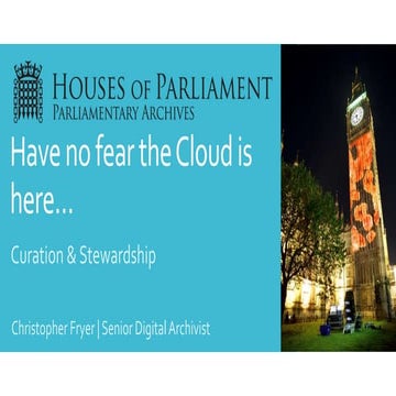 Cloud Computing And Archives Ppt