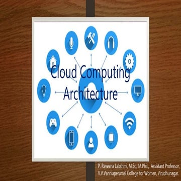 Cloud computing architecture | PPT