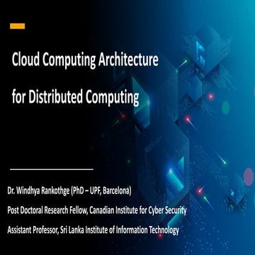 Cloud Computing Architecture for Distributed Computing.pptx