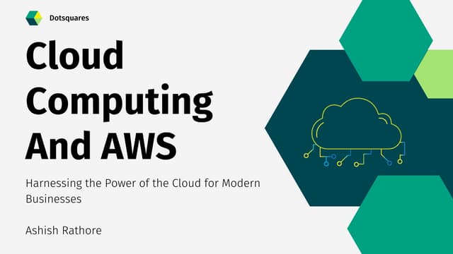Introduction to Cloud Computing and AWS Cloud | PDF Introduction to Cloud Computing and AWS Cloud | PDF