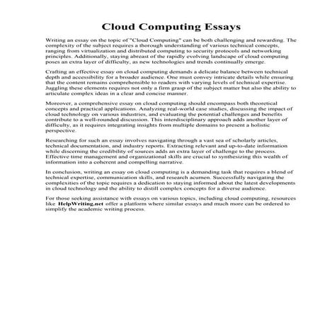 Cloud Computing Essays.pdf