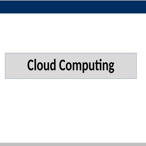Cloud Computing Evolution Chartcloud Computing Evolution Chart Ppt