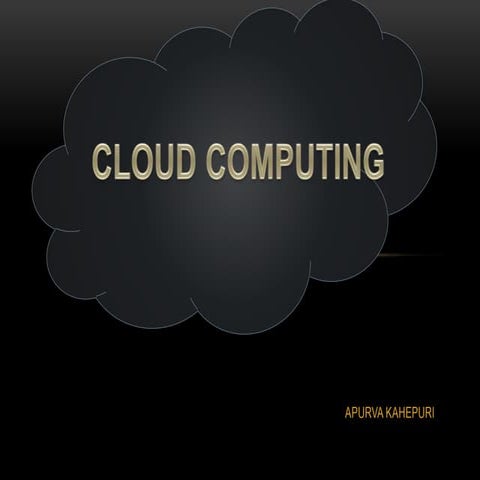 Intro to cloud computing | PDF