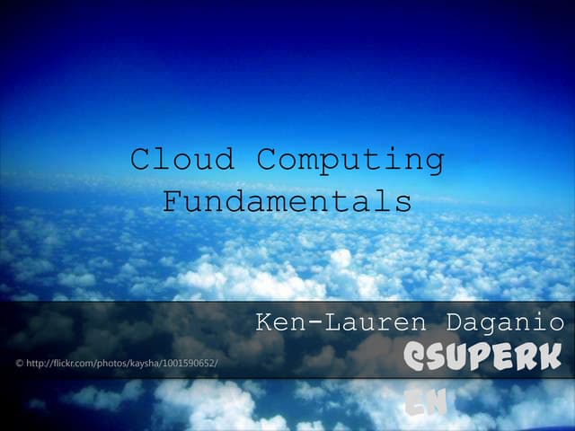 Cloud Computing Fundamentals