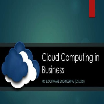 Cloud computing in business | PDF | Cloud Computing | Internet