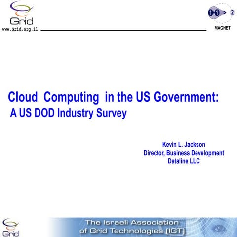 Cloud Computing In DoD - Kevin Jackson | PDF