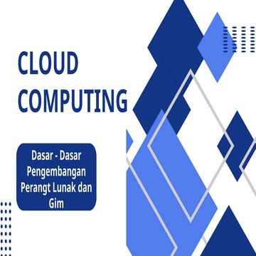 Cloud Computing Part 2 (Menjelaskan model layanan Cloud Computing (IaaS, PaaS, SaaS).).pptx