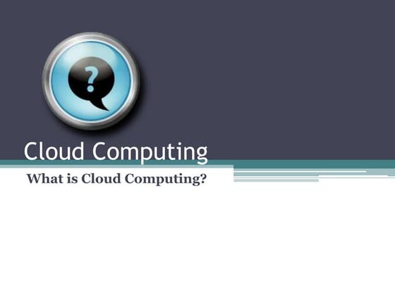Cloud for small business | PPT | Cloud Computing | Internet