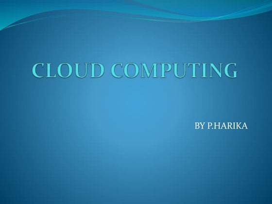 Infrastructure presentation | PPT